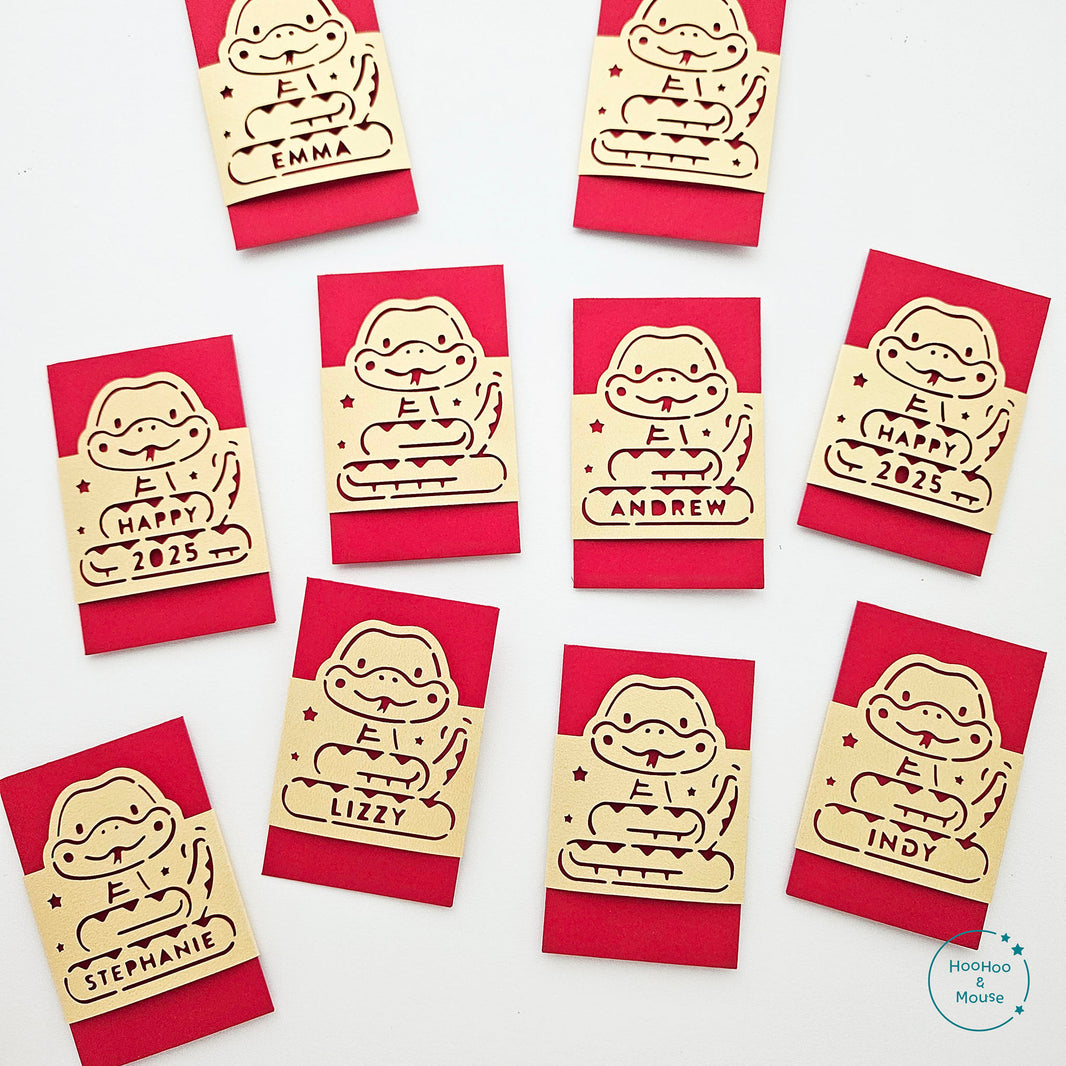 Personalized Red Envelopes (hongbao) for Lunar New Year, Weddings ...