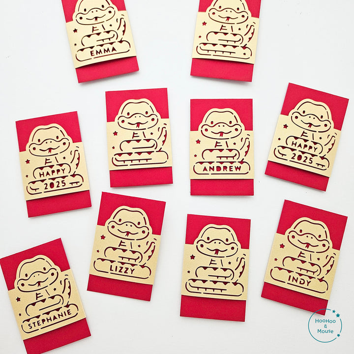 Personalized Red Envelopes (hongbao) for Lunar New Year, Weddings ...