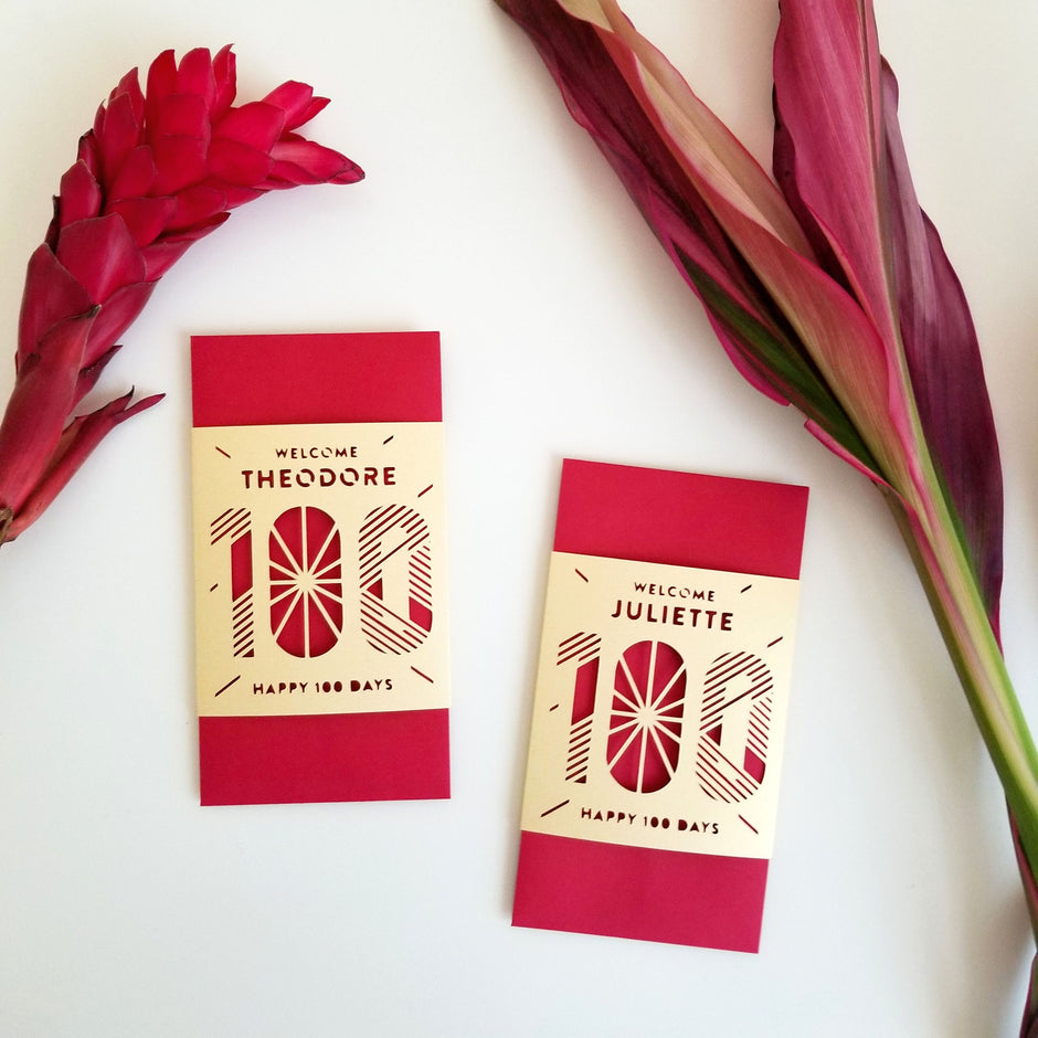 Shop Personalized Red Envelopes at HooHoo And Mouse | HooHoo And Mouse