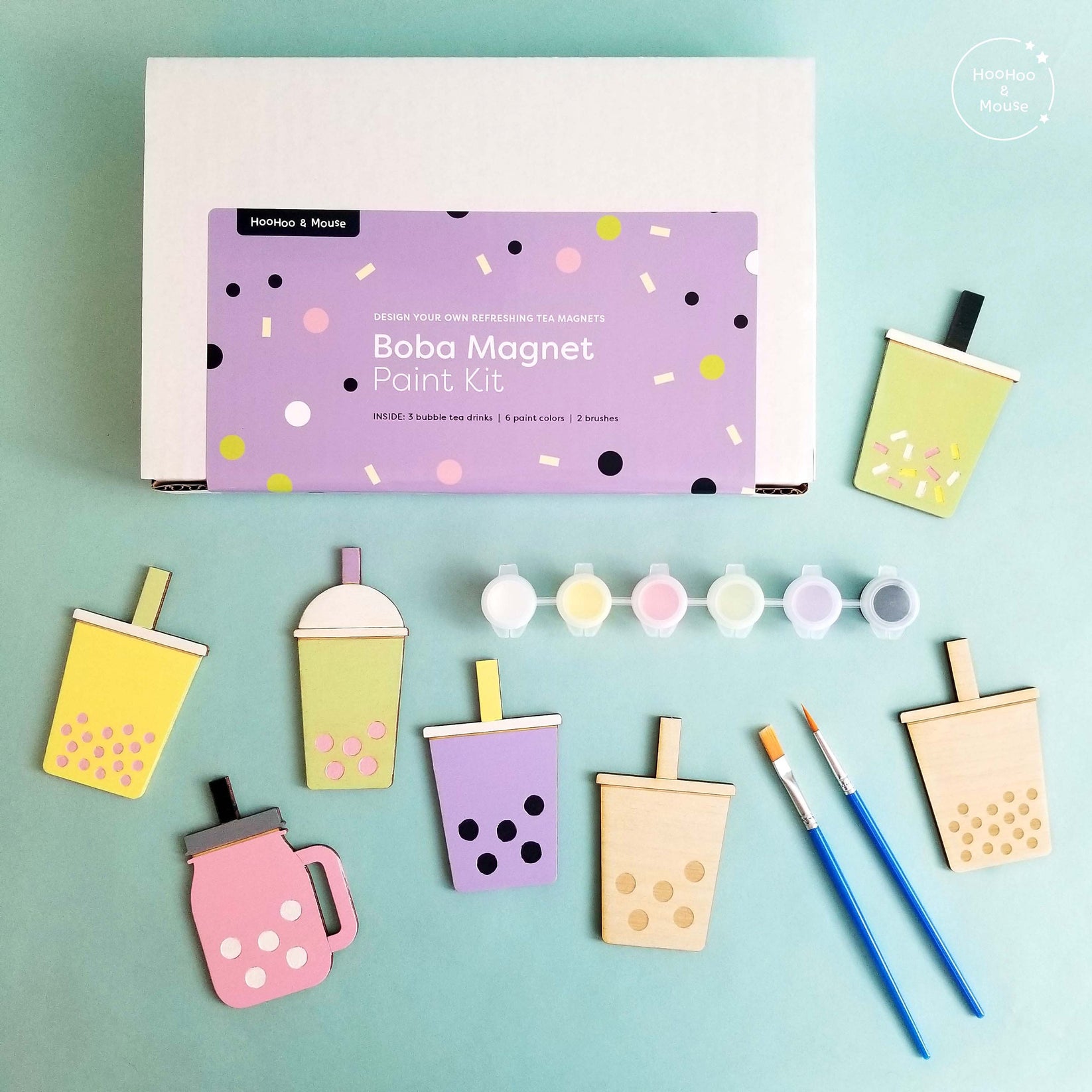 Boba Magnet Paint Kit – HooHoo And Mouse